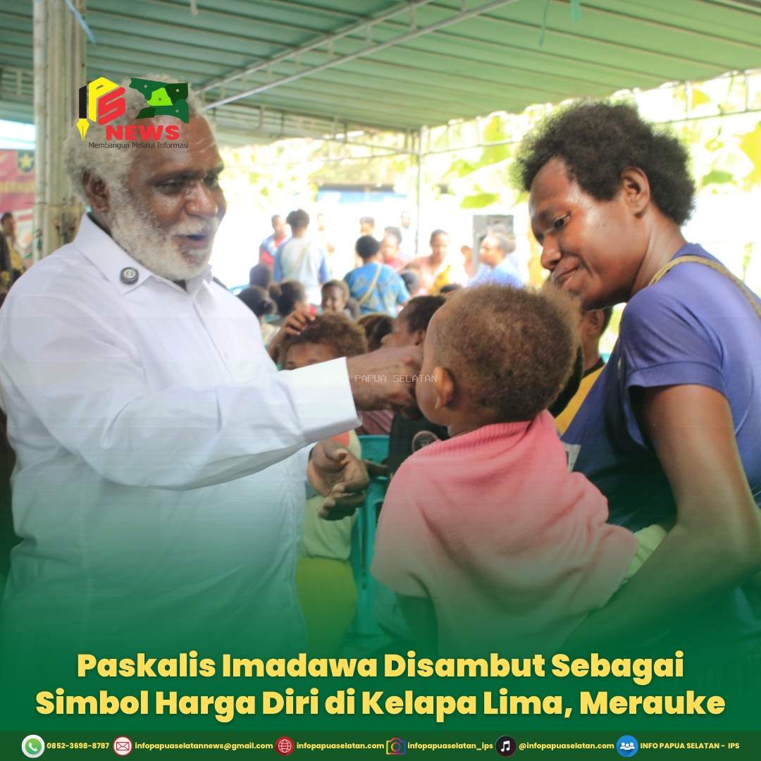 Paskalis Imadawa Disambut Sebagai Simbol Harga Diri di Kelapa Lima, Merauke